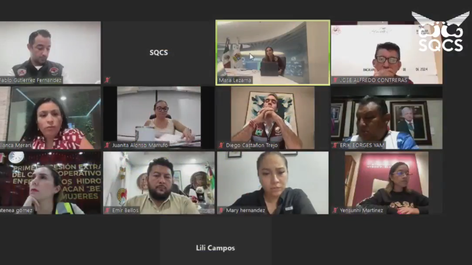 Mary Hernández coordina esfuerzos con la gobernadora Mara Lezama ante el fenómeno natural